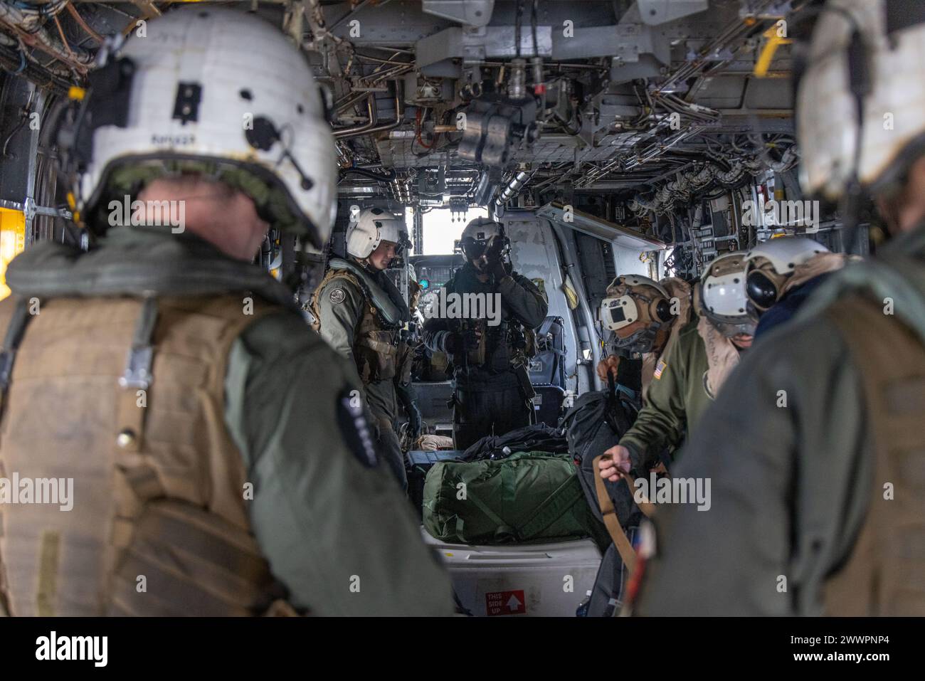 U.S. Marine Corps Staff Sgt. Joshua Kirkendall, an aerial observer with ...
