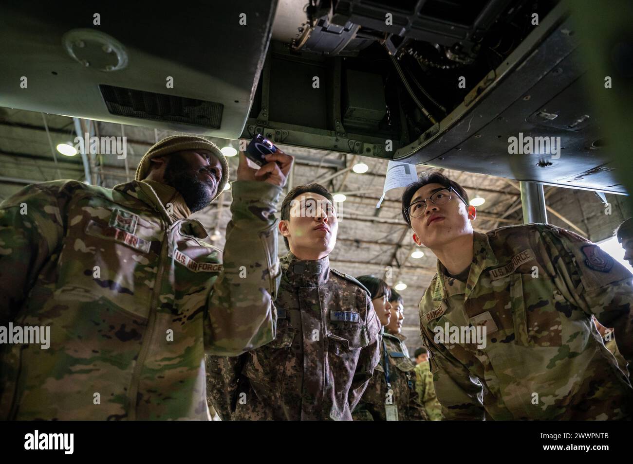 From the left, U.S. Air Force Staff Sgt. Eric Varner, 731st Air ...