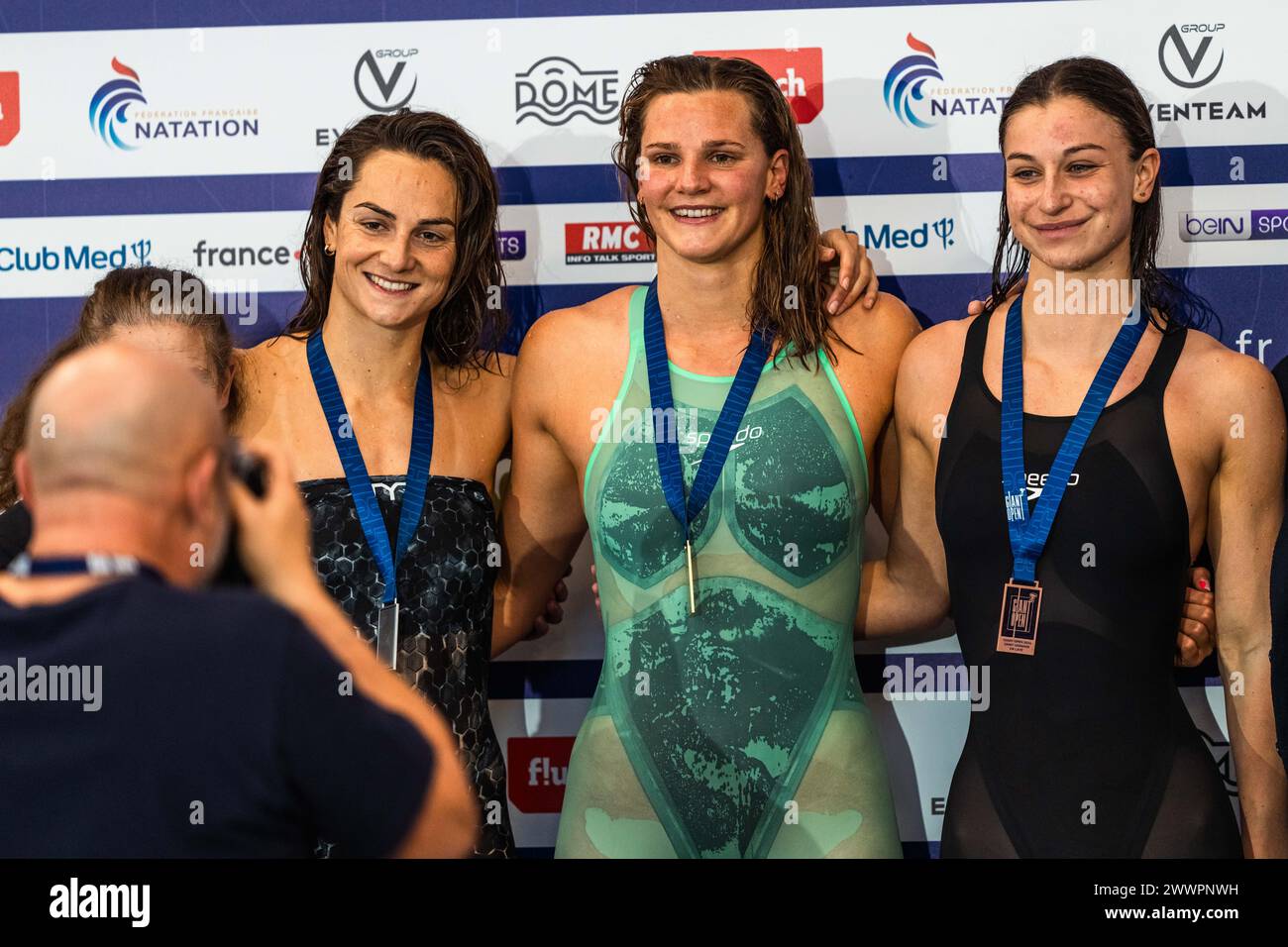 Beryl GASTALDELLO (FRA) and Marie WATTEL (FRA) and Albane CACHOT (FRA ...