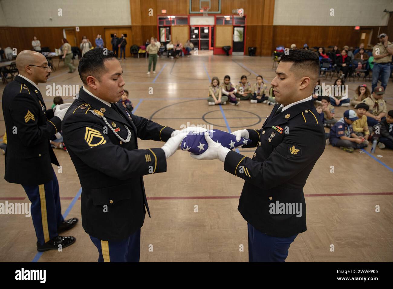 U.S. Army Soldiers with Able Company, Recruiting and Retention ...