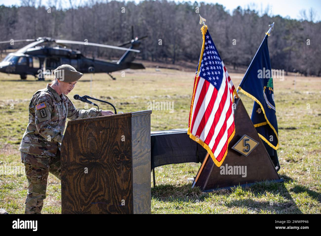 A U.S. Army Ranger Chaplain, assigned to 5th Ranger Training Battalion ...
