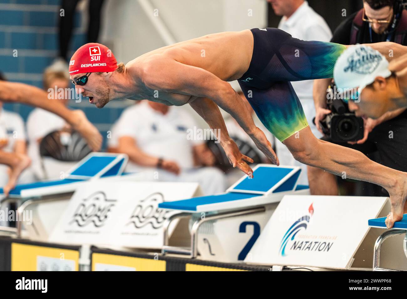 Jeremy DESPLANCHES (SUI), men 400m medley final, during the Giant Open ...
