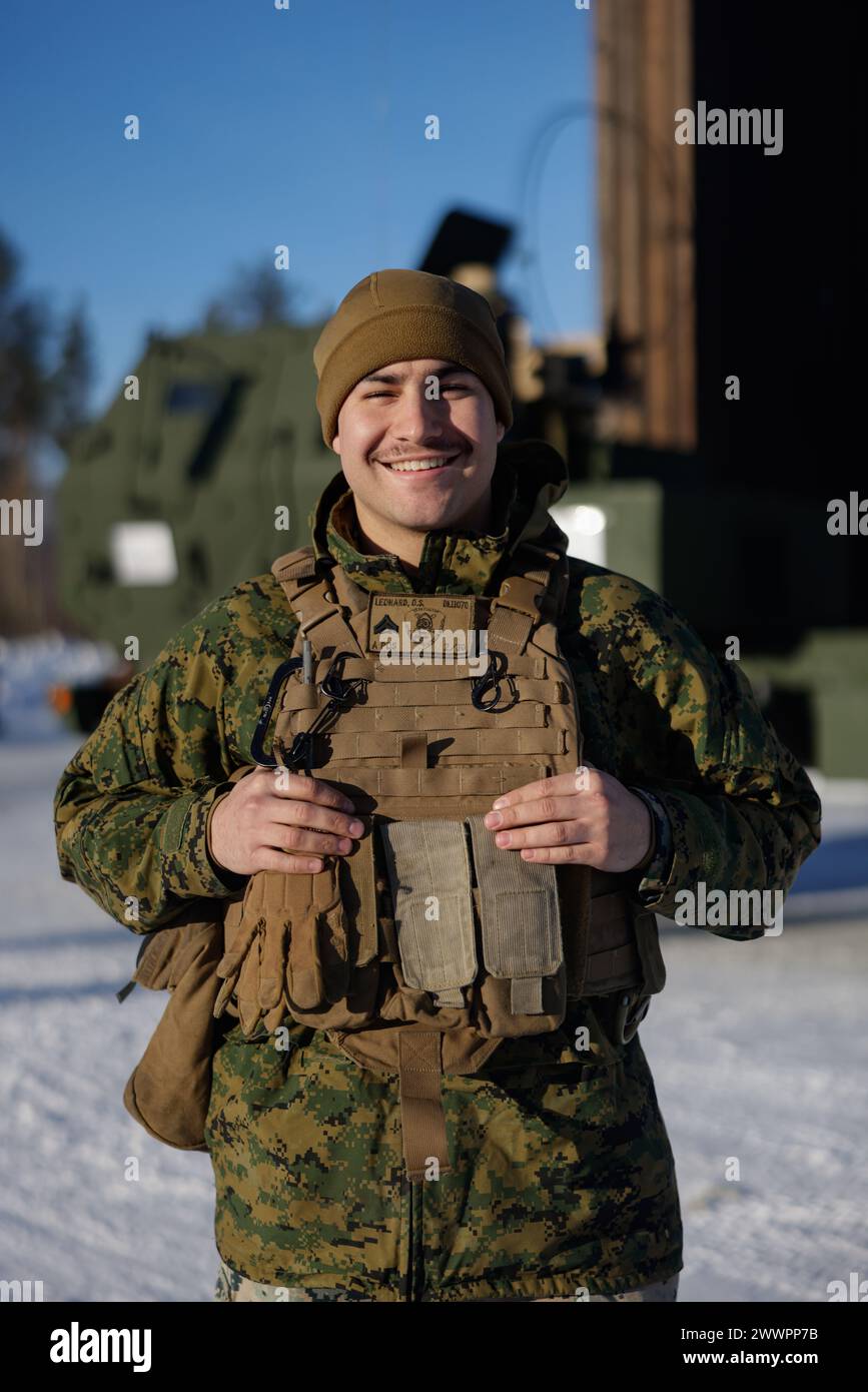U.S. Marine Corps Cpl. Dominic Leonard, a native of Pennsylvania and an ...