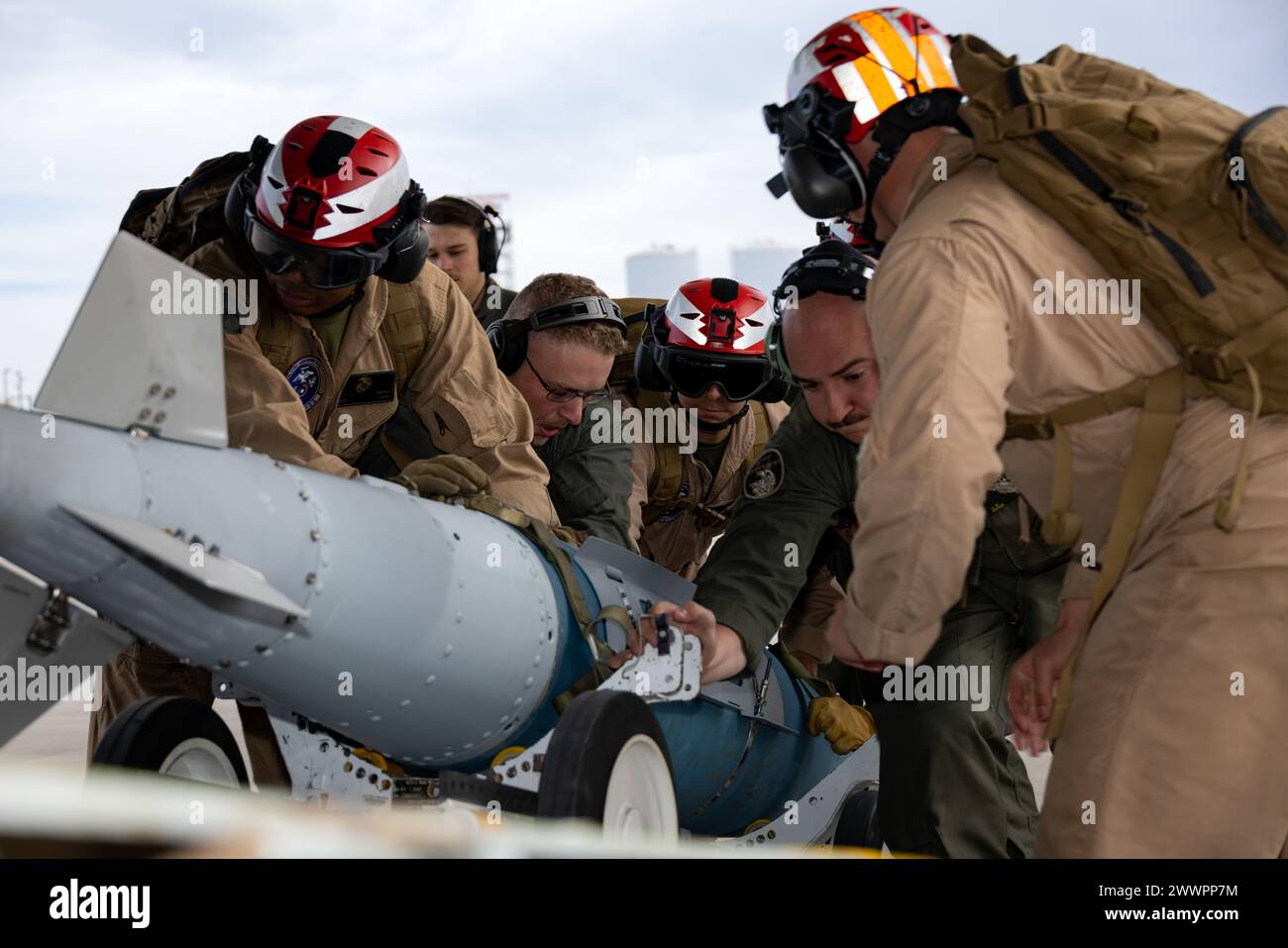 U.S. Marines with Marine Fighter Attack Squadron (VMFA) 122, Marine ...