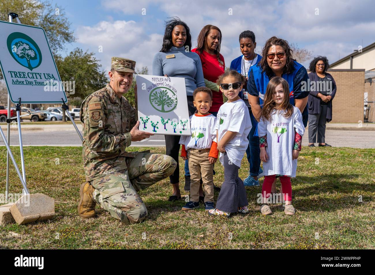 U.S. Air Force Col. Billy Pope Jr., 81st Training Wing commander, and ...