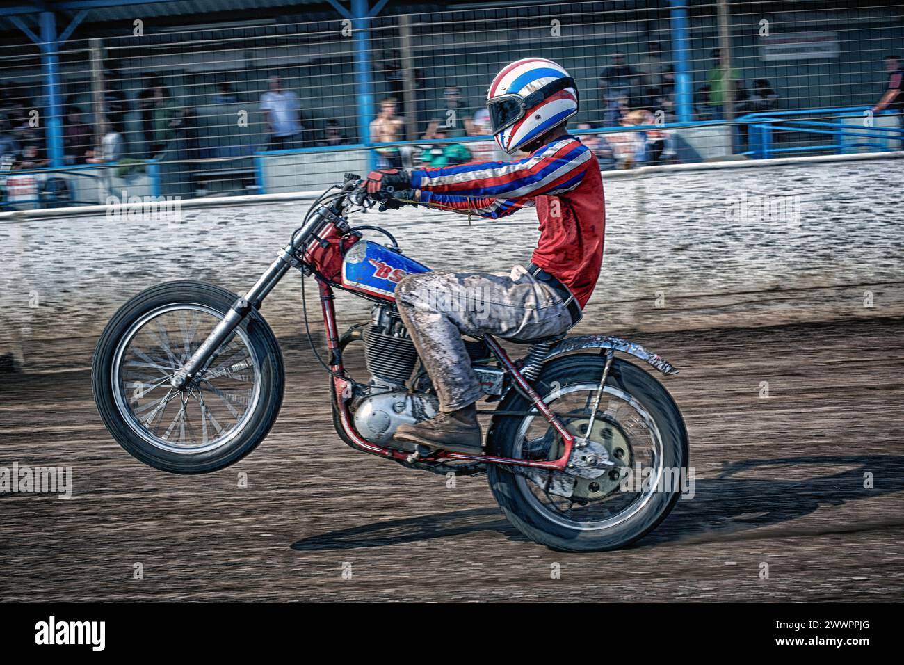 Vintage motorcycle speedway hi-res stock photography and images - Alamy