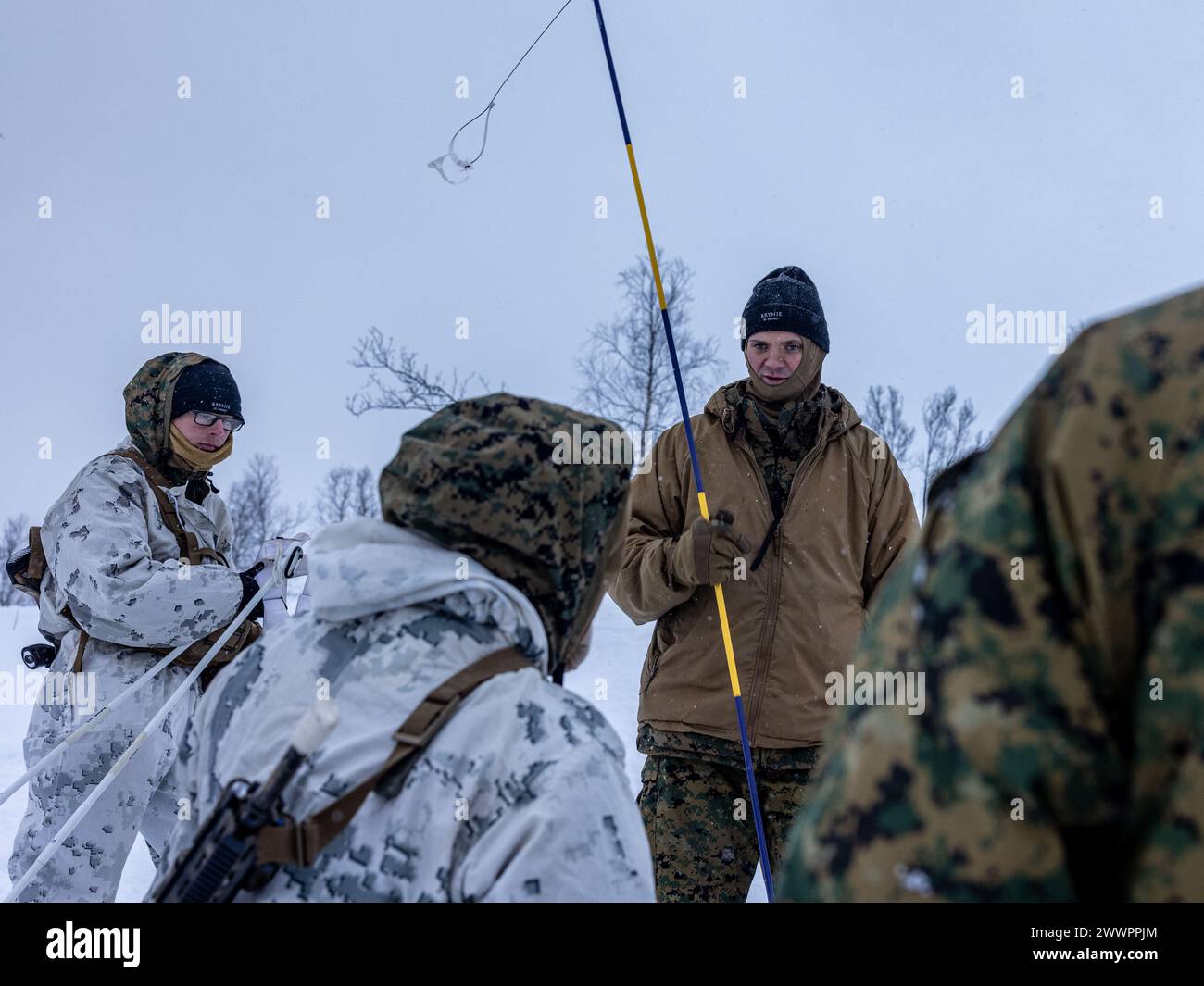 U.S. Marine Corps 1st Lt. Christian Downing, a platoon commander and a ...