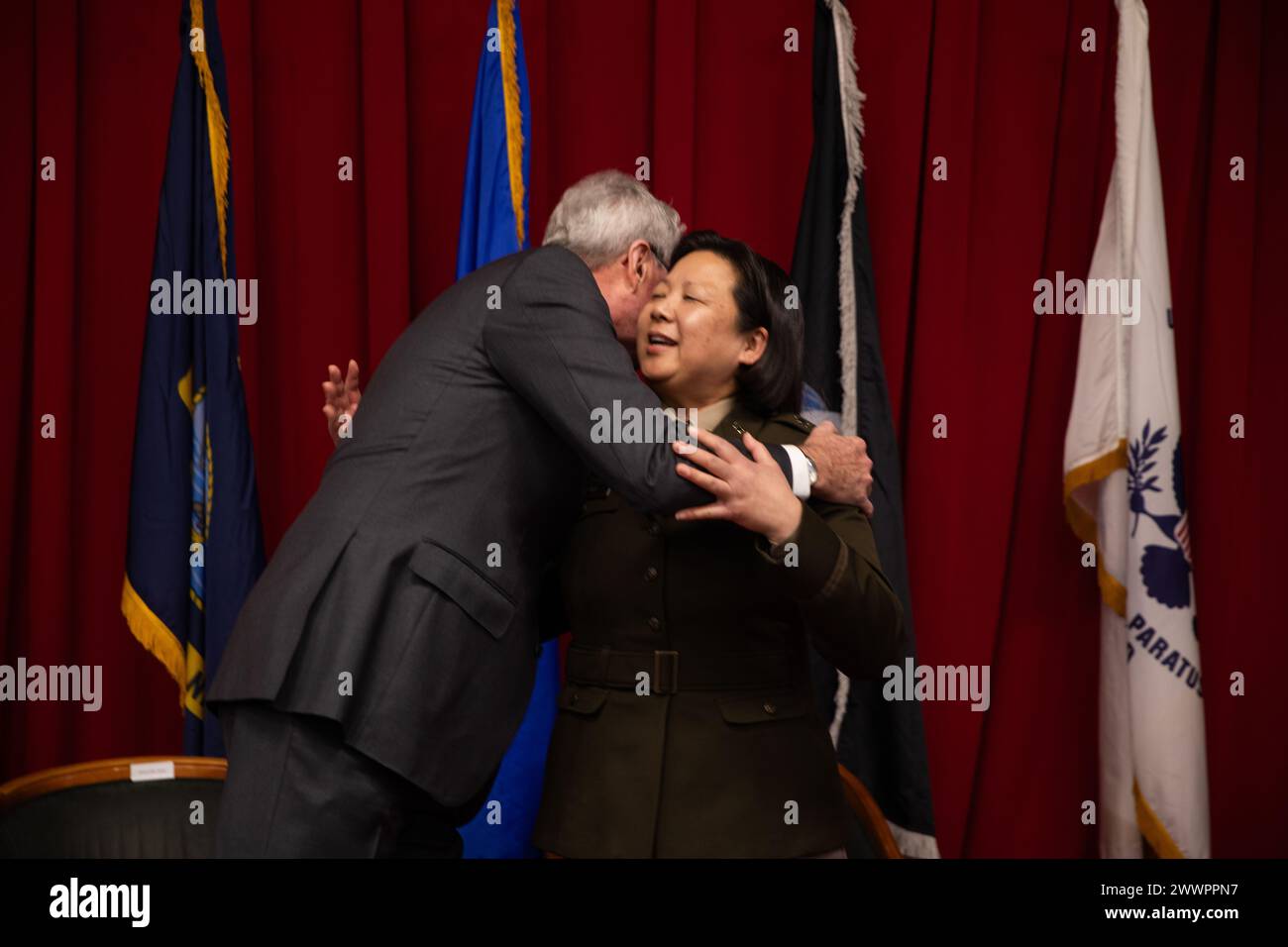New Jersey Gov. Philip D. Murphy applauds Maj. Gen. Lisa J. Hou, D.O ...