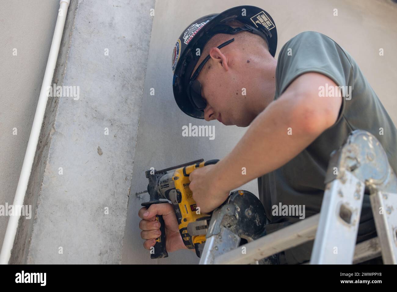 U.S. Marine Corps Lance Cpl. Keegan Frandsen, a heavy equipment ...