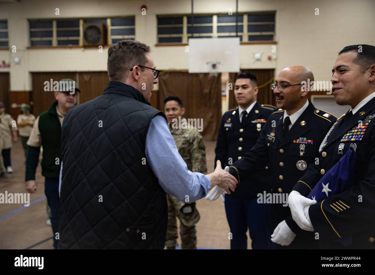 U.S. Army Soldiers with Able Company, Recruiting and Retention ...