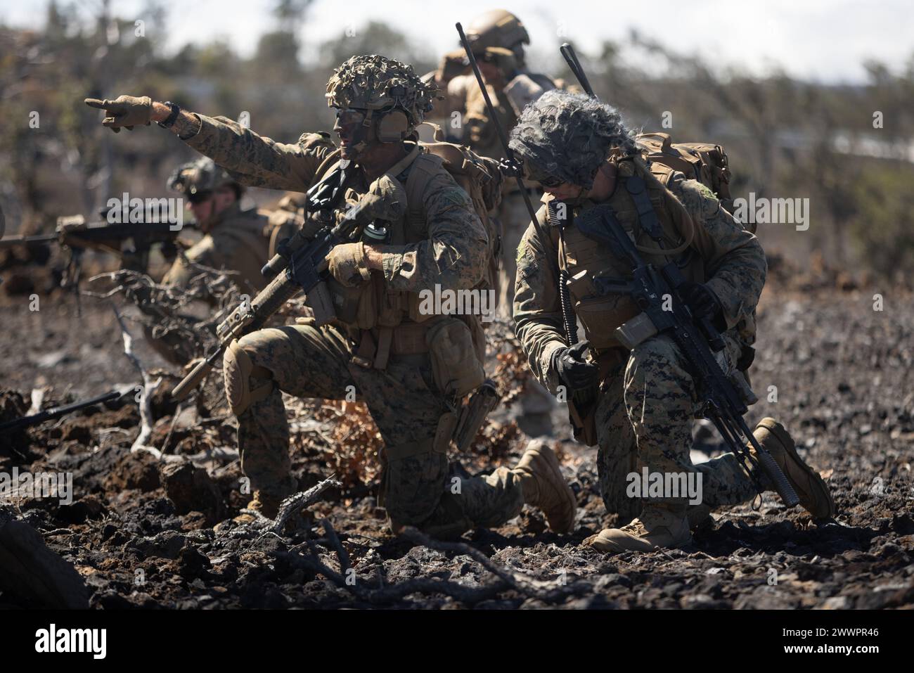 U.S. Marines with 3d Littoral Combat Team, 3d Marine Littoral Regiment ...