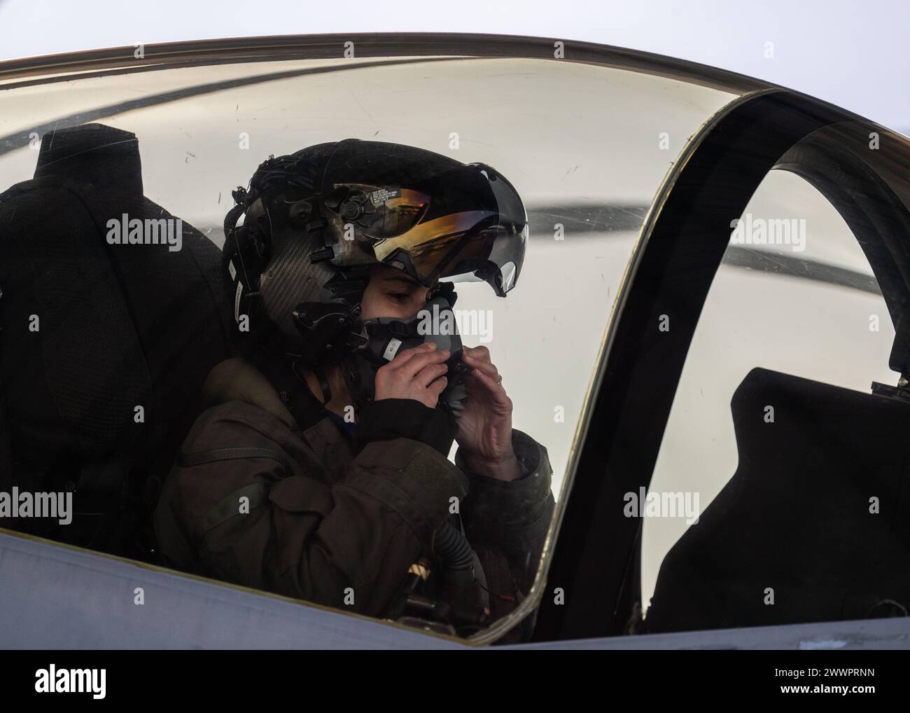 U.S. Air Force Capt. Melanie “MACH” Kluesner, F-35A Lightning II Demonstration Team pilot and ...