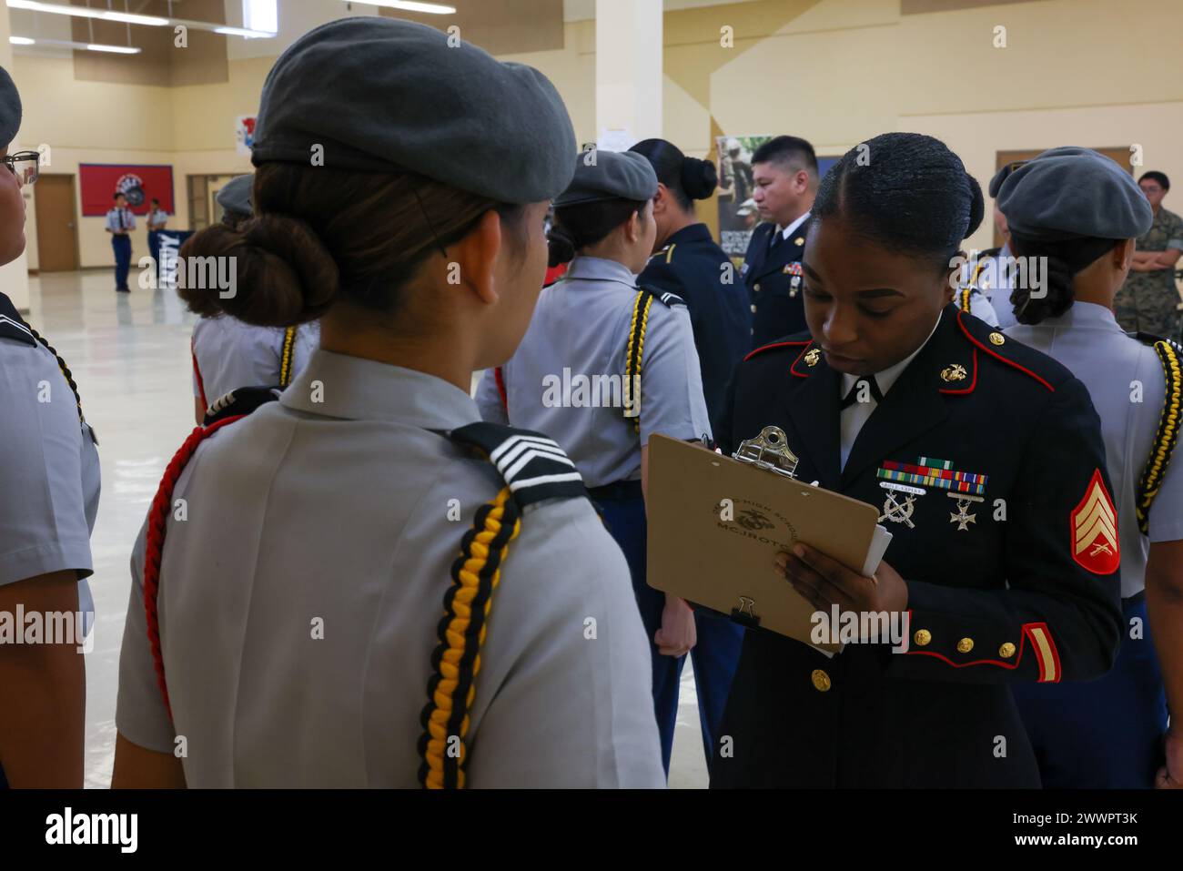 U.S. Marine Corps Sgt. Andrea Rosembert, the administrative non ...