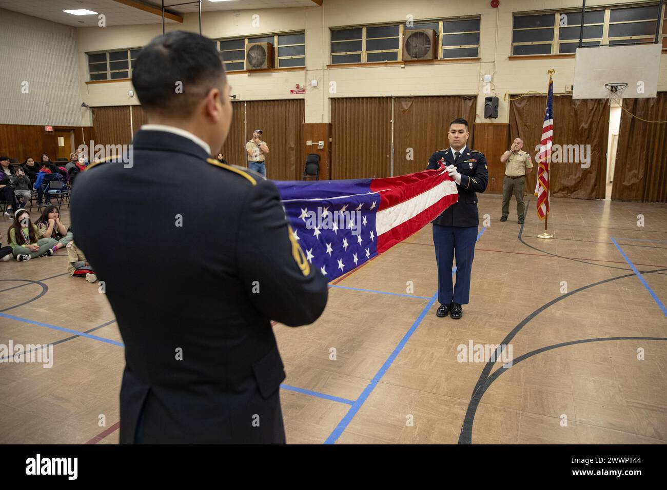 U.S. Army Soldiers with Able Company, Recruiting and Retention ...