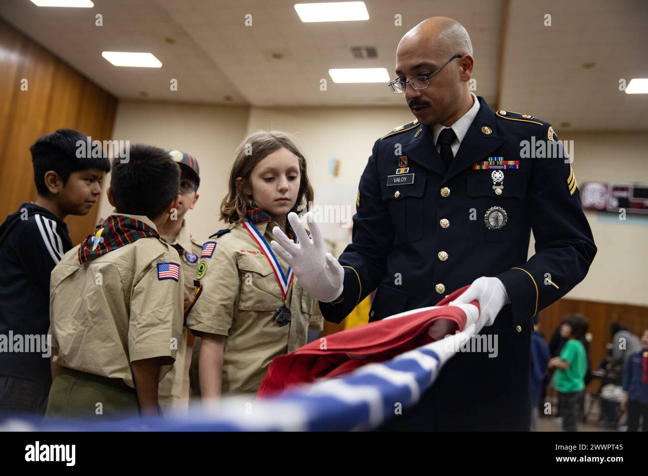 U.S. Army Soldiers with Able Company, Recruiting and Retention ...