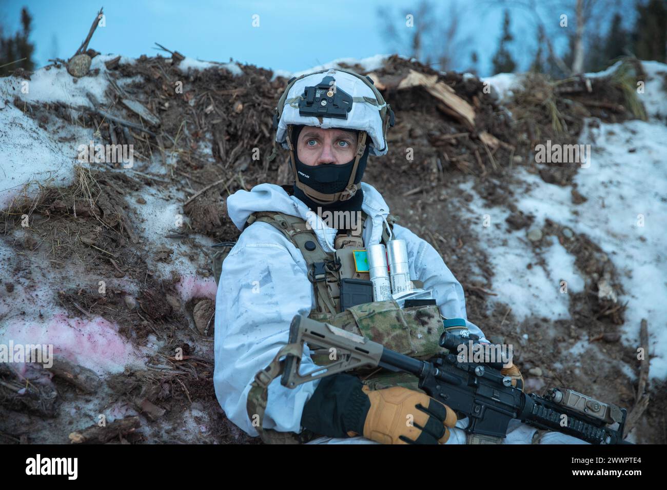 A U.S. Army Soldier assigned to 3rd Battalion, 509th Infantry Regiment ...