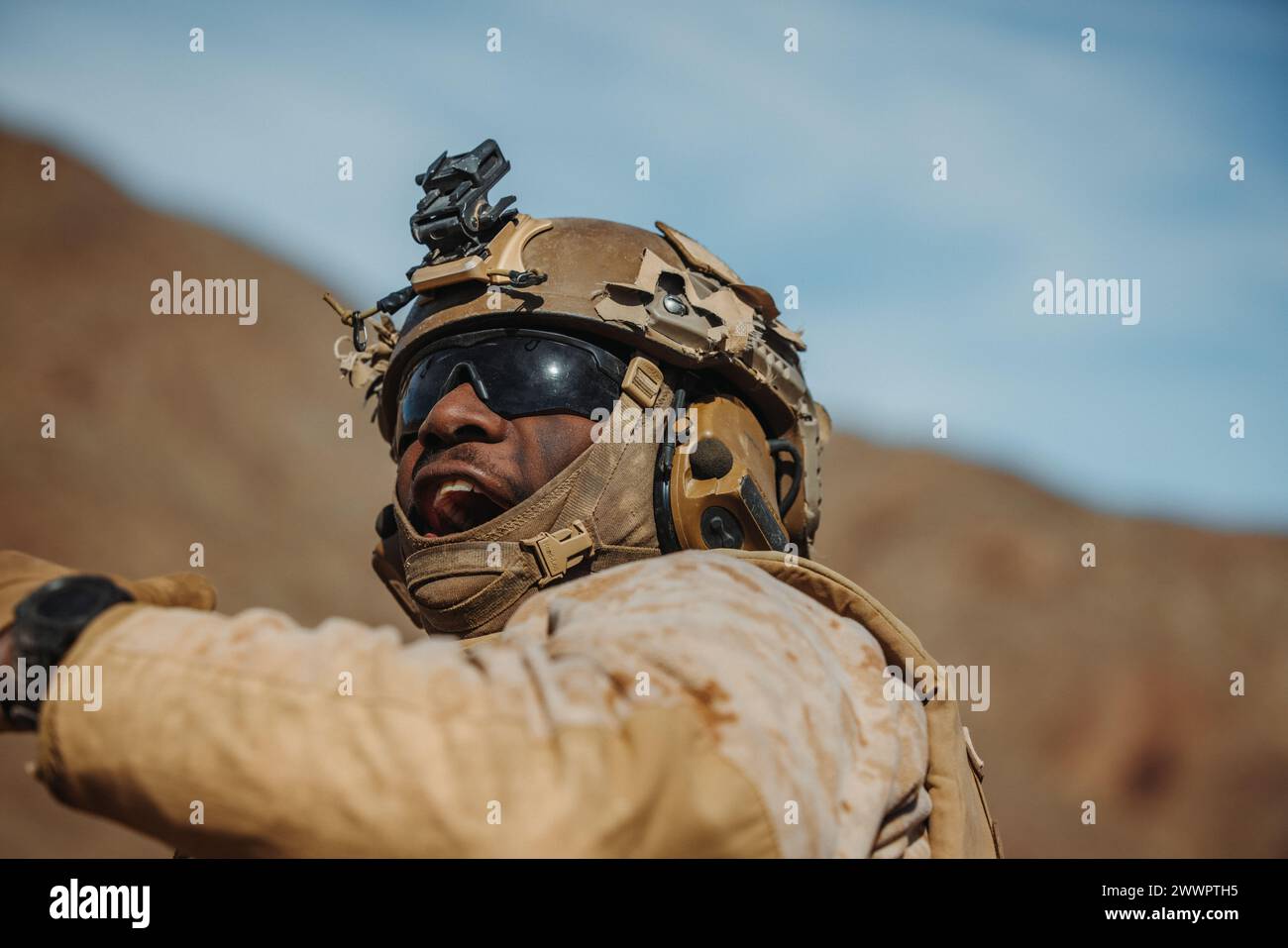 U.S. Marine Corps Lance Cpl. Nehemiah Hampton, a Columbia, South ...