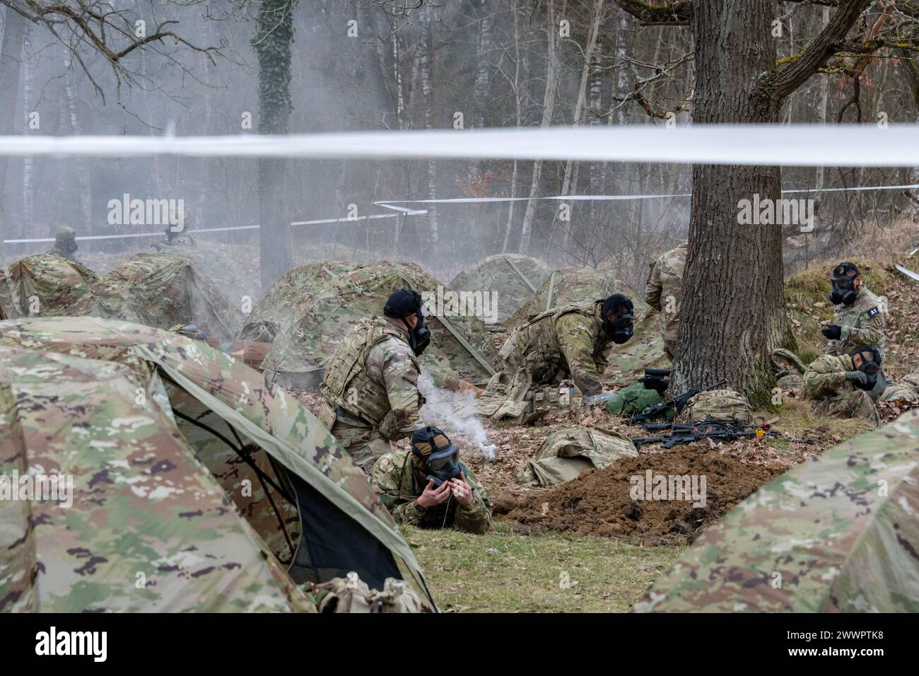U.S. Soldiers with 30th Medical Brigade, 21st Theater Sustainment ...