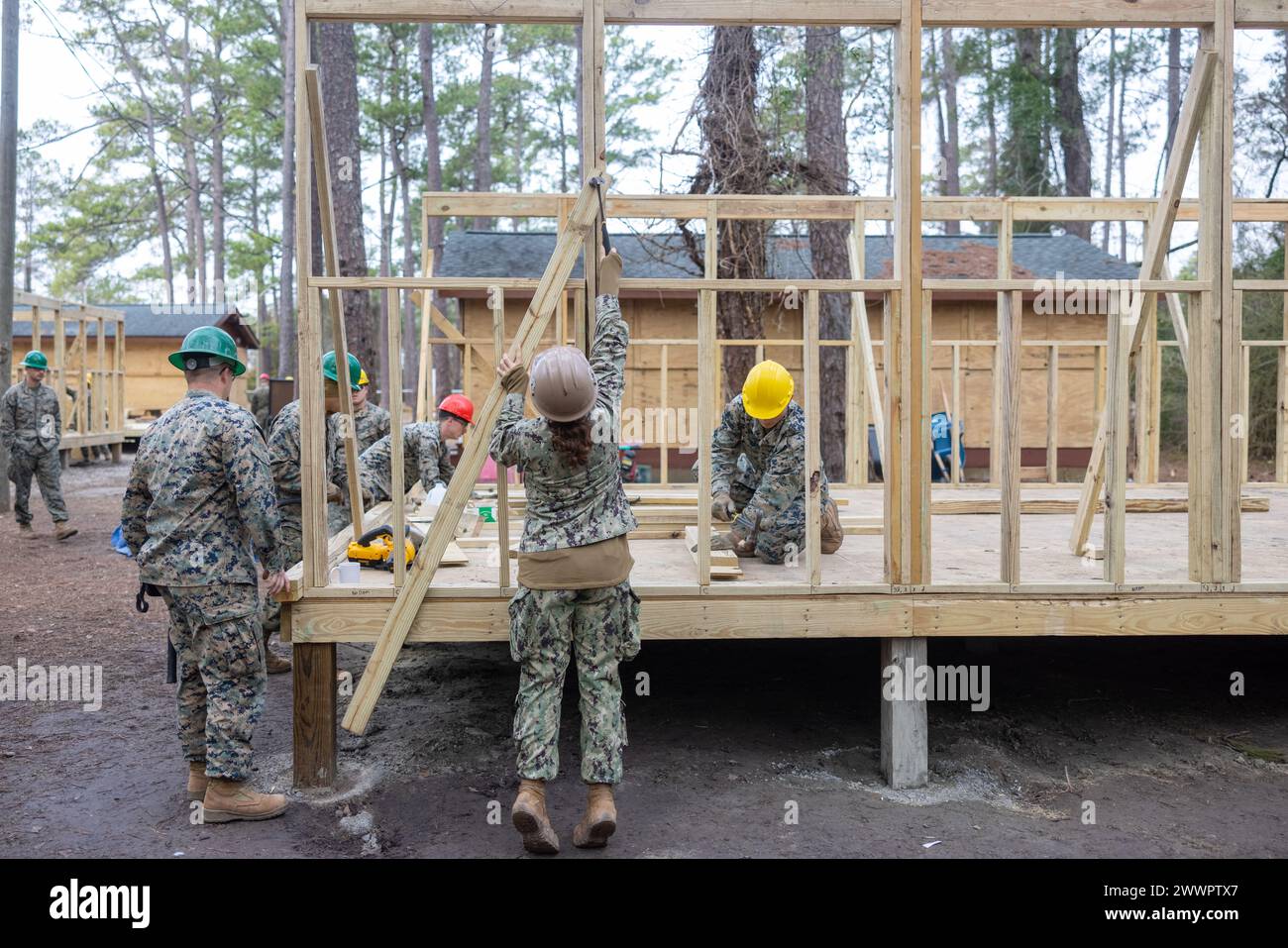 U.S. Marine Corps Engineers with 8th Engineer Support Battalion, Combat ...