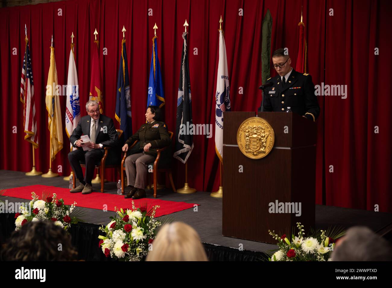 Master of Ceremonies U.S. Army 1st Lt. John Beninato, Jr., 42nd ...