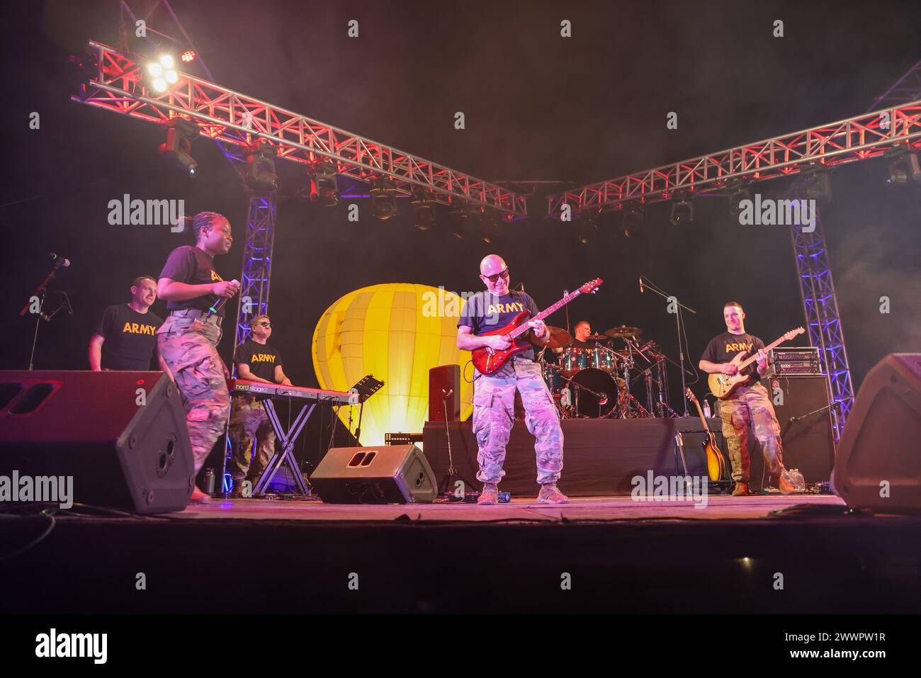 Members of the 39th Army Band, 54th Troop Command, New Hampshire Army ...