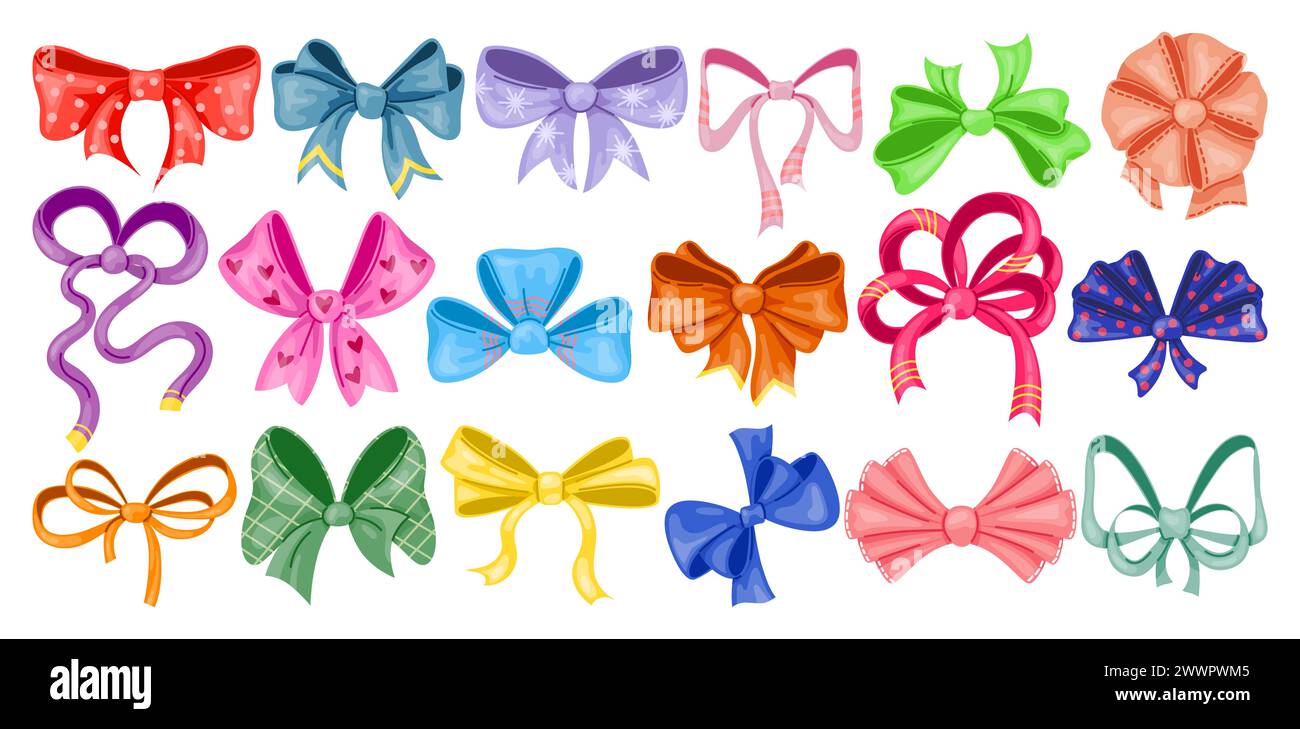Tying bow presents Stock Vector Images - Alamy