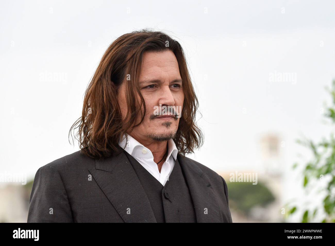 Actor Johnny Depp posing during the photocall of the film “Jeanne du Barry” on the occasion of ...