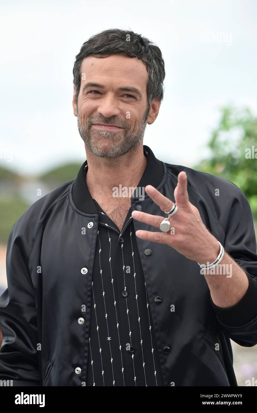 Actor Romain Duris posing during the photocall of the film “The Animal ...