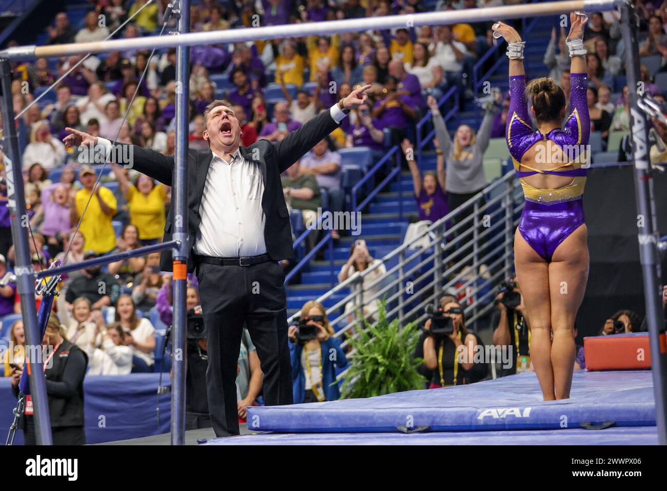 New Orleans, LA, USA. 23rd Mar, 2024. LSU Head Coach Jay Clark ...