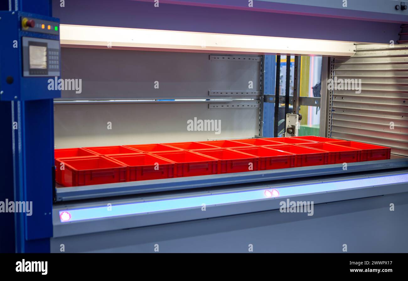 Vertical storage ergonomic solution. Automated storage and retrieval ...