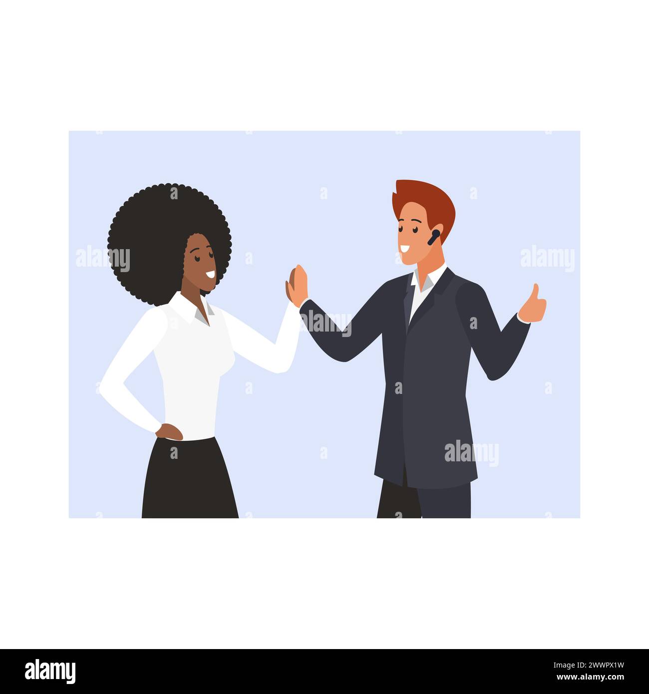 Lady hand slap Stock Vector Images - Alamy