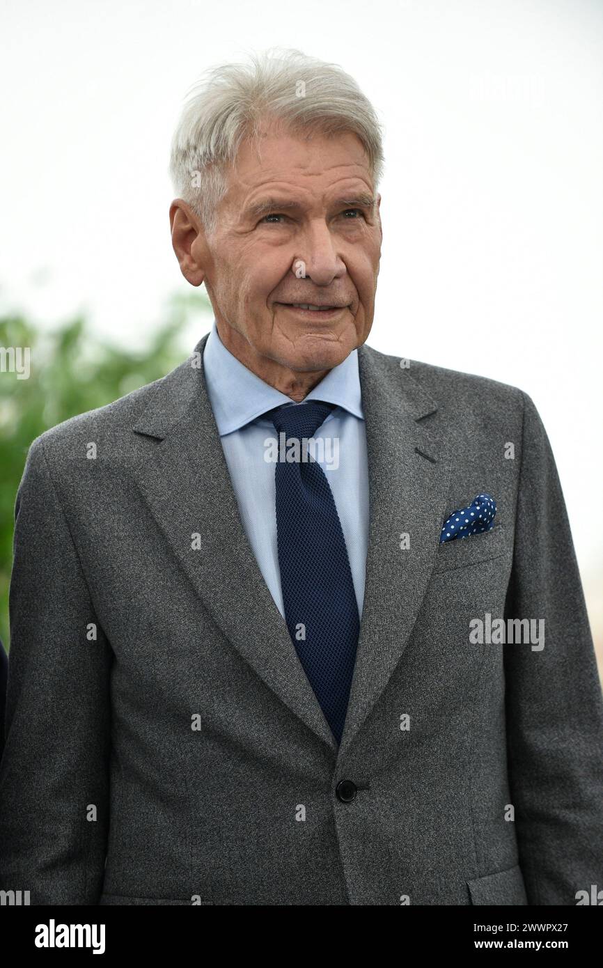 Actor Harrison Ford posing during the photocall of the film “Indiana ...