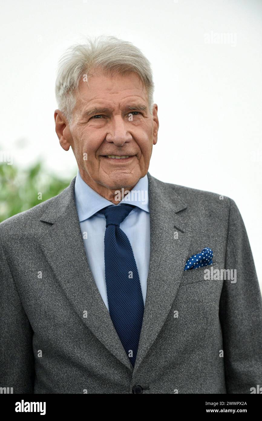 Actor Harrison Ford posing during the photocall of the film “Indiana ...