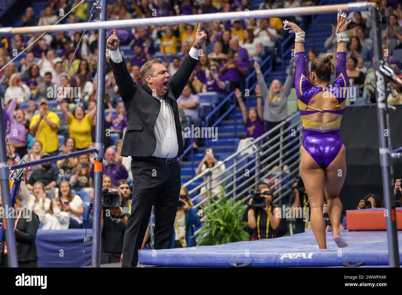 New Orleans, LA, USA. 23rd Mar, 2024. LSU Head Coach Jay Clark ...