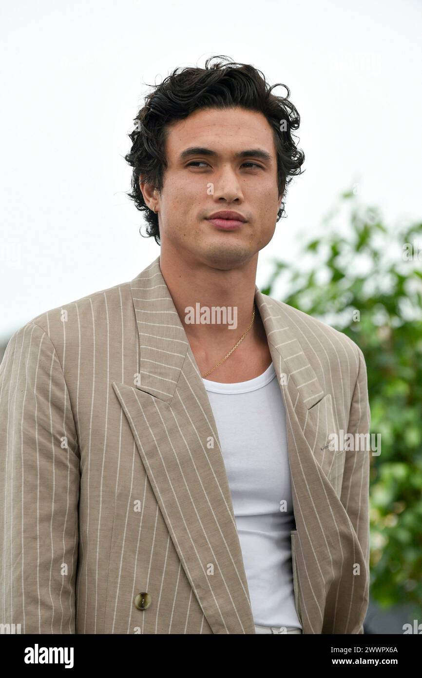 Actor Charles Melton posing during a photocall on the occasion of the ...
