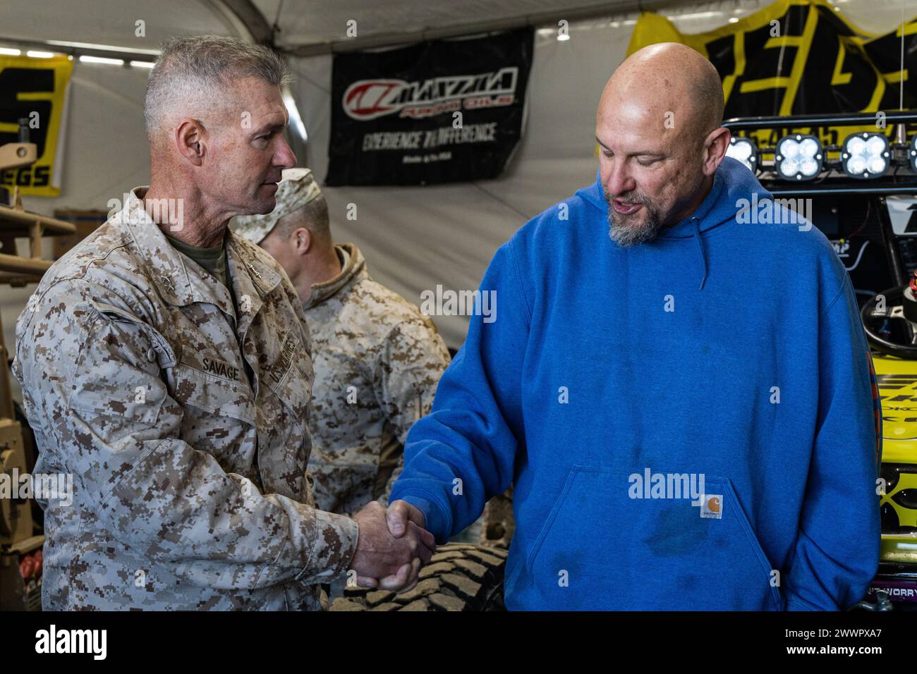 U.S. Marine Corps Maj. Gen. Thomas Savage, commanding general of Marine ...
