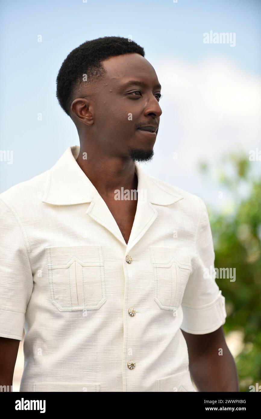 Actor and humorist Ahmed Sylla posing during a photocall on the ...