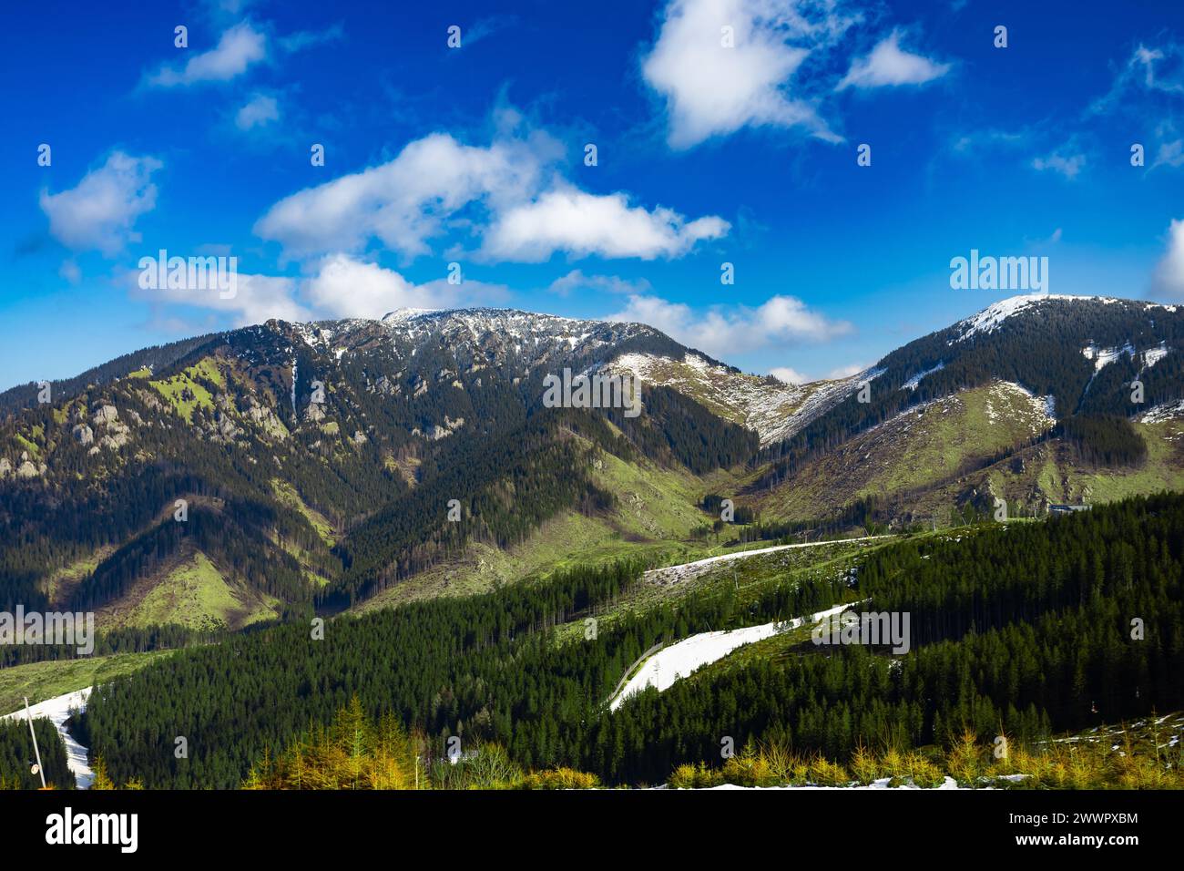 jasna Slovakia spring landscape for background Stock Photo - Alamy