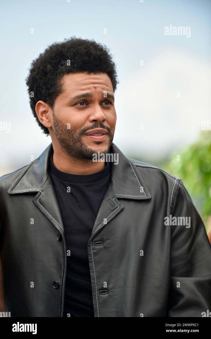 Singer Abel Tesfaye, The Weeknd, posing during the photocall of the TV ...