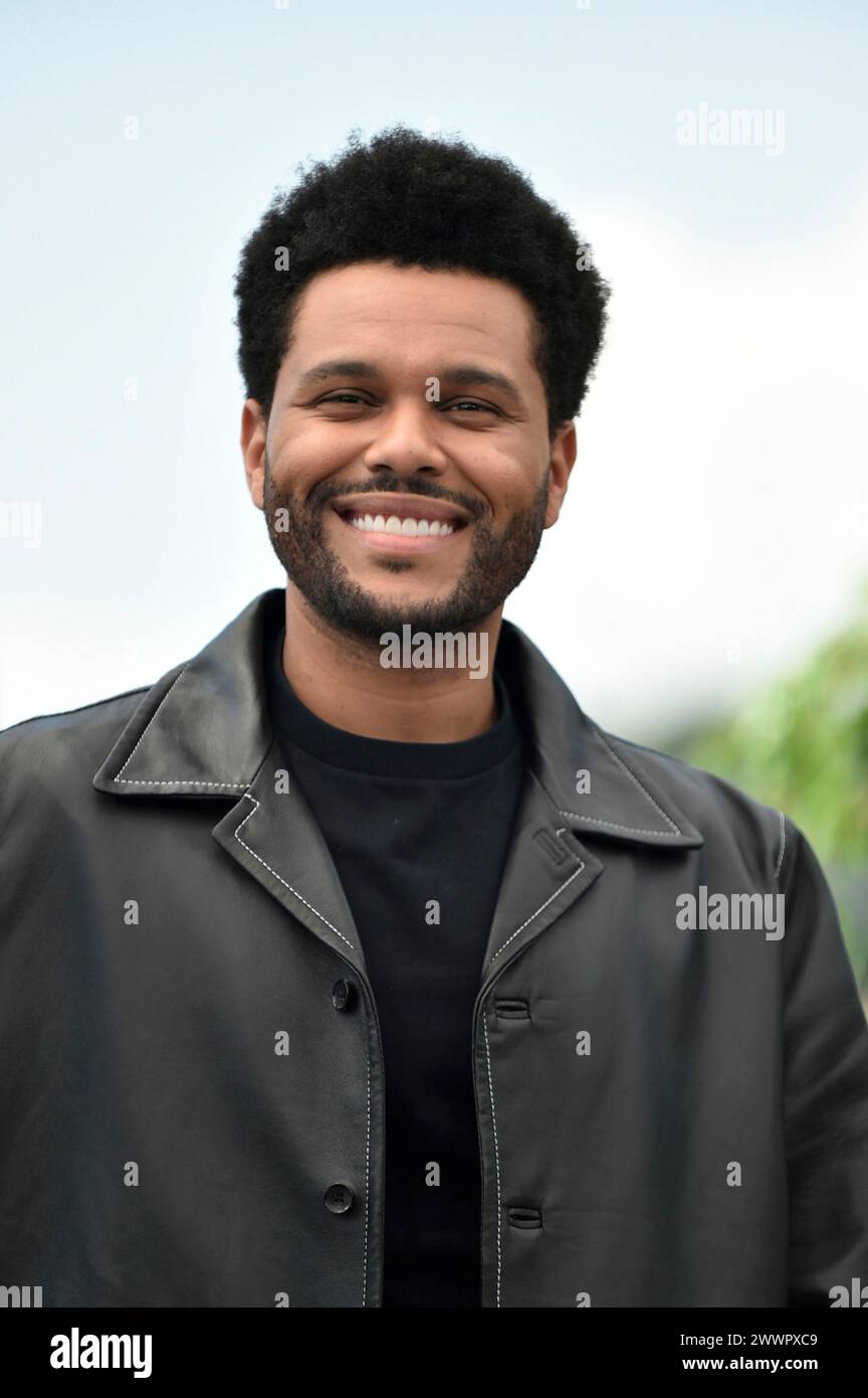 Singer Abel Tesfaye, The Weeknd, posing during the photocall of the TV ...