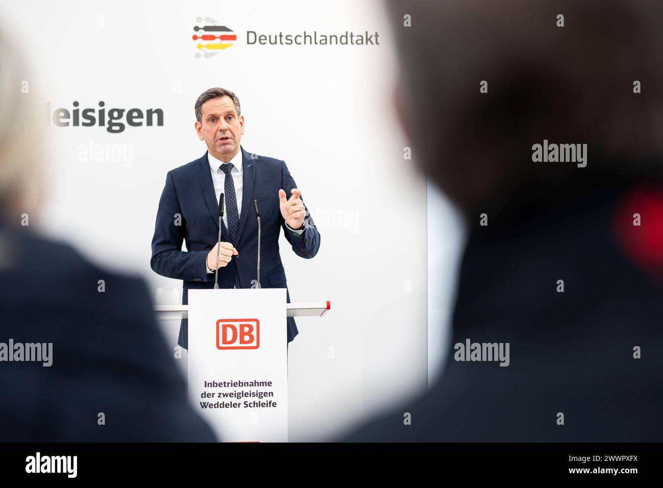 Lehre, Germany. 25th Mar, 2024. Olaf Lies (SPD), Lower Saxony's ...