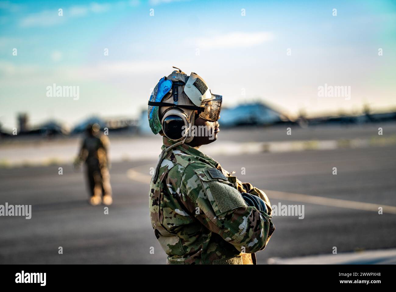 Paratroopers assigned to the 82nd Airborne Division Combat Aviation ...
