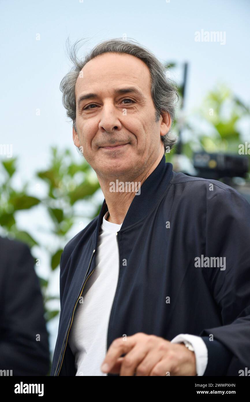 French film composer and conductor Alexandre Desplat posing during the ...