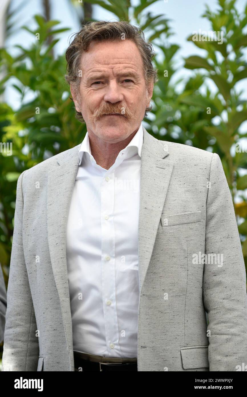 Actor Bryan Cranston posing during the photocall of the film “Asteroid ...