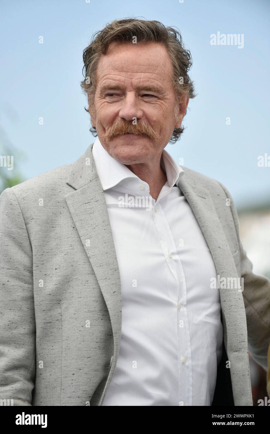 Actor Bryan Cranston posing during the photocall of the film “Asteroid ...
