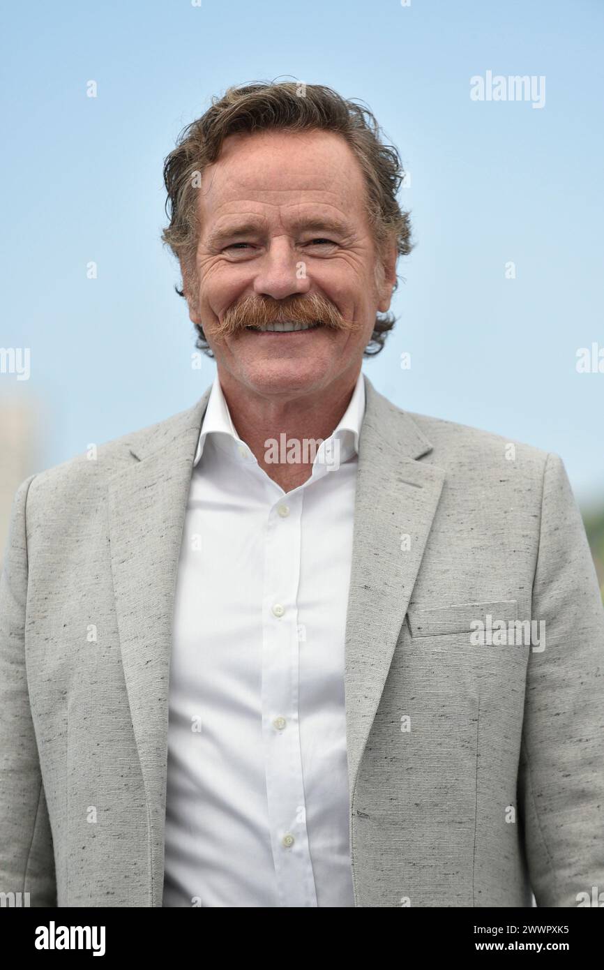 Actor Bryan Cranston posing during the photocall of the film “Asteroid ...
