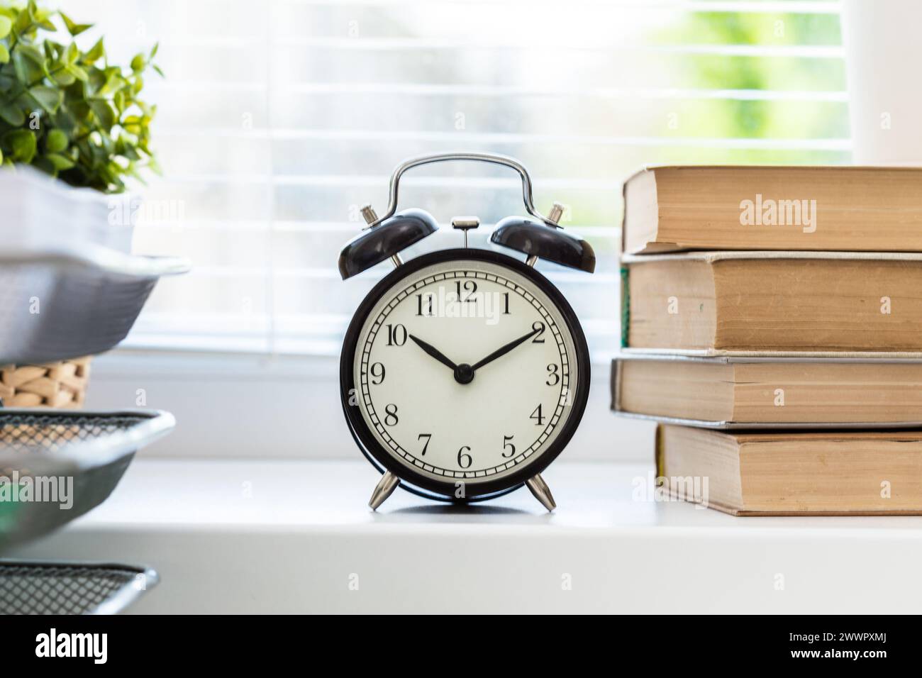 Alarm clock, bell Stock Photo - Alamy