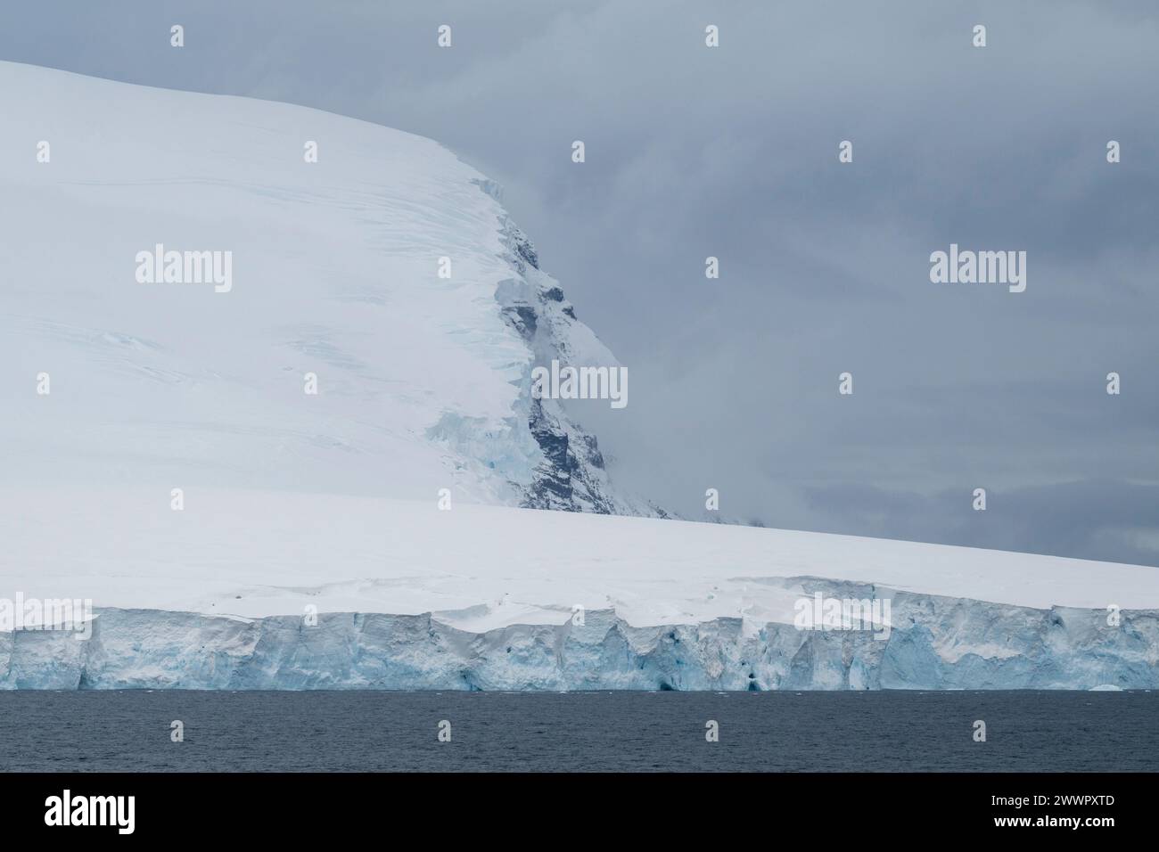 Antarctica, Southern Ocean, Balleny Islands. Coastal view of Sturge ...