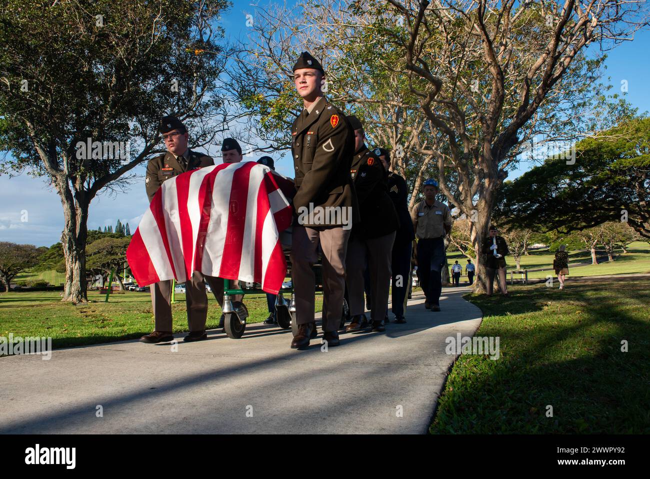 Soldiers assigned to the 3rd Brigade, 25th Infantry Division, and ...