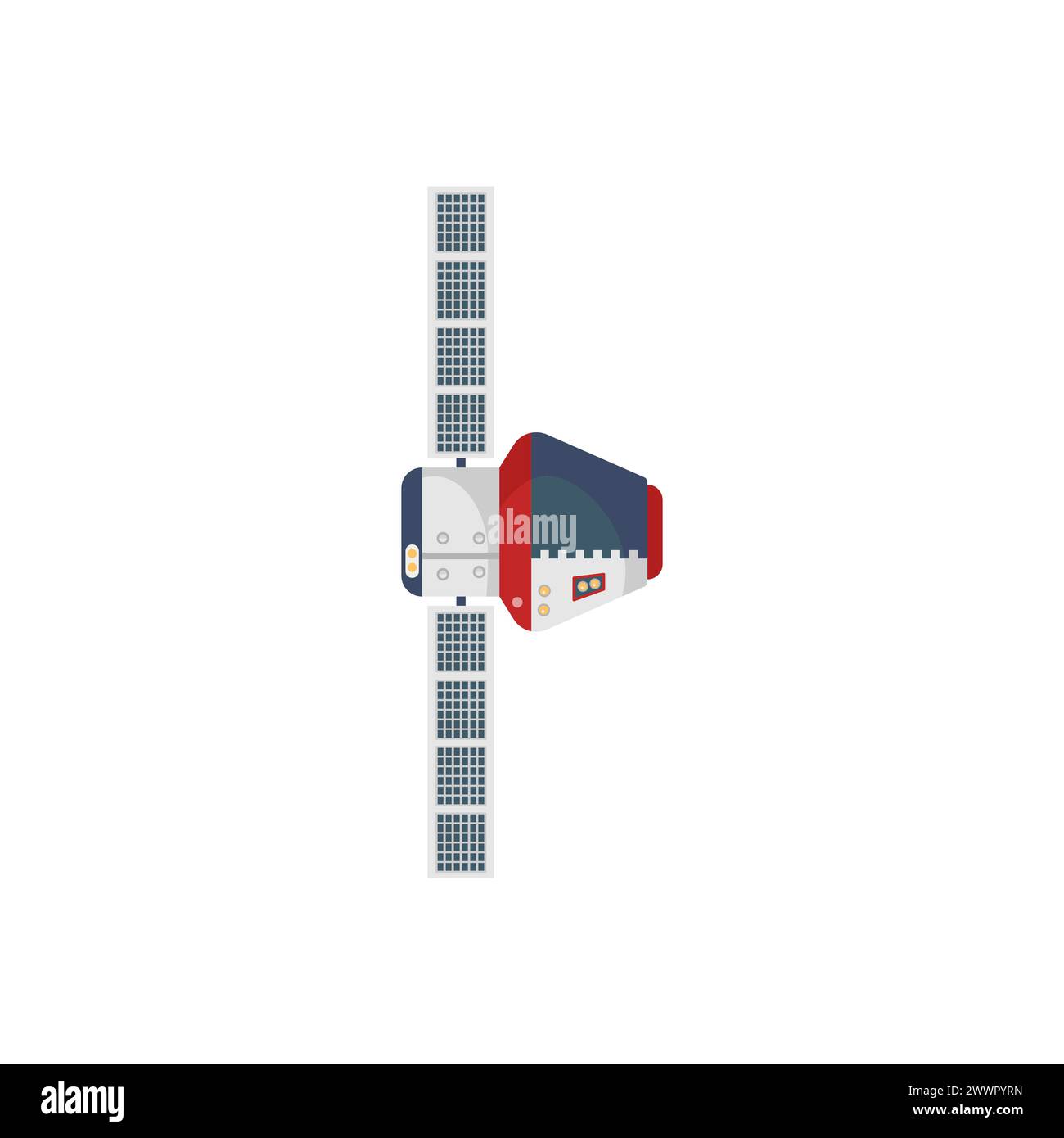 Satellite model earth observation Stock Vector Images - Alamy